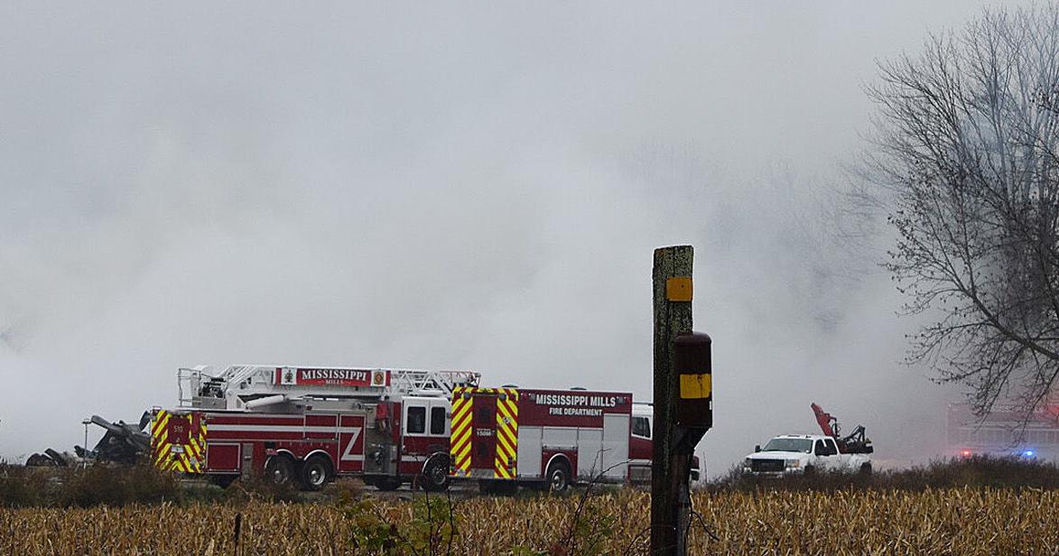 Barn fire in Almonte requires response from multiple departments