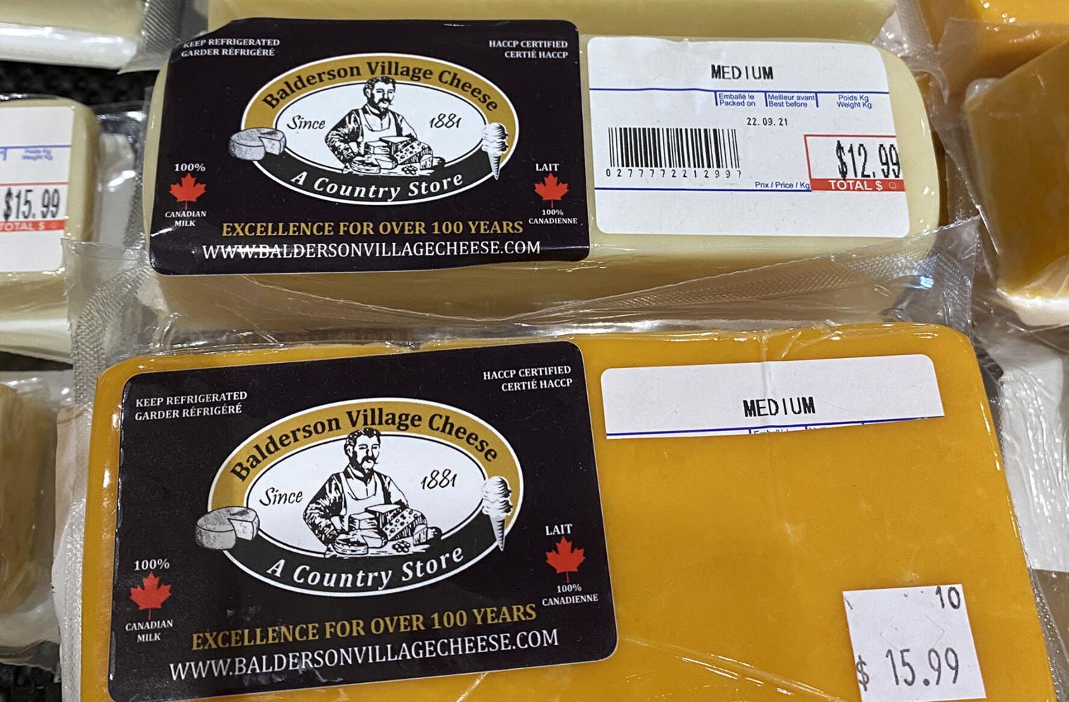It’s a cheese-y good COVID-19 success story at Balderson Village Cheese