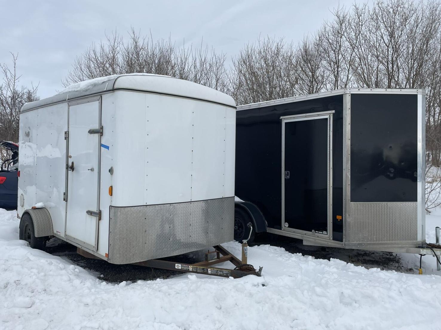 Two stolen trailers recovered by police