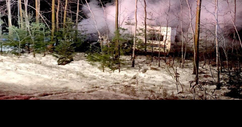 Trailer destroyed in Friday night fire in Whitewater Region
