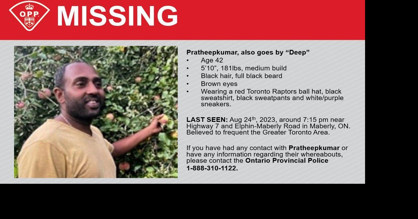 OPP seeks public’s assistance to locate missing person last seen in Maberly