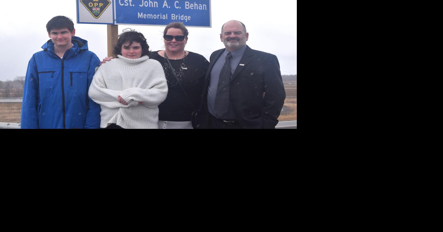 WITH VIDEO: Fallen OPP officer honoured with bridge dedication in ...