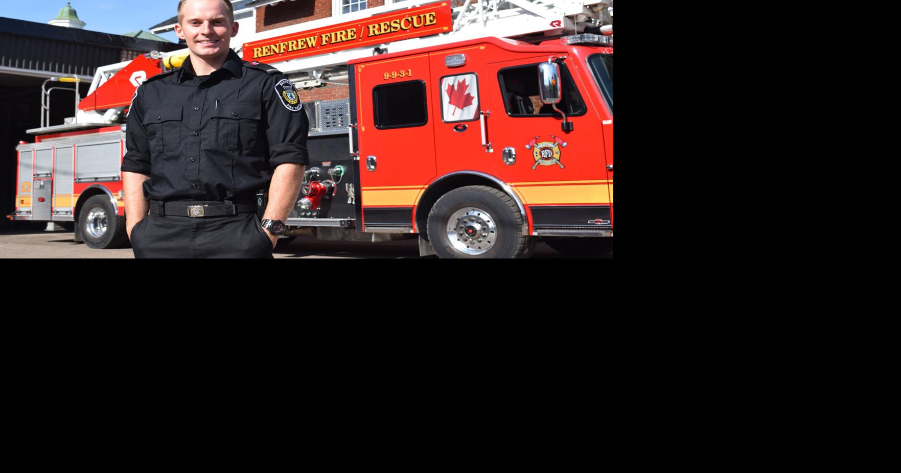 Renfrew Fire Department welcomes new recruit