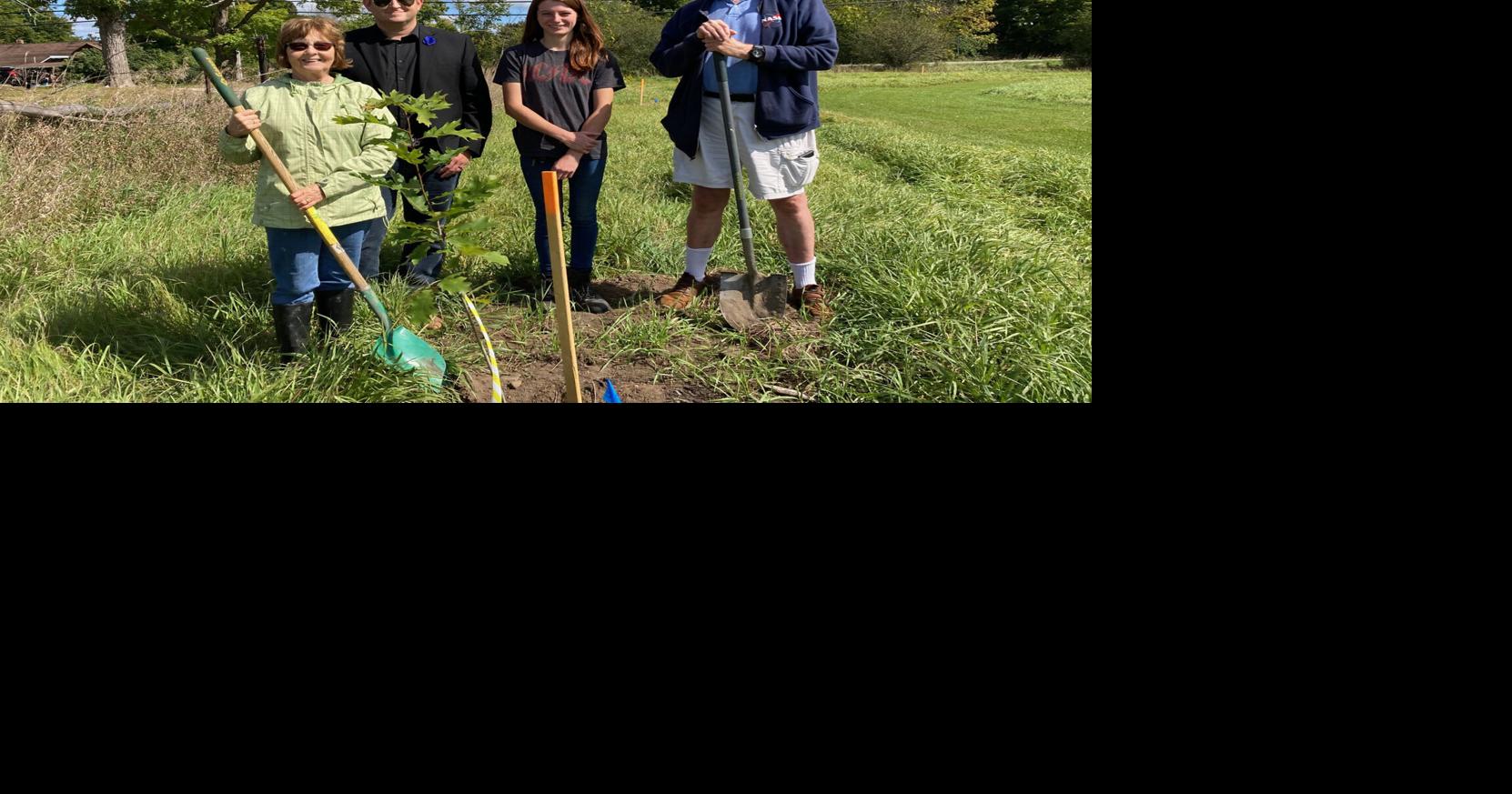 Trees planted at Darou Farm near Perth to recognize National Forest Week