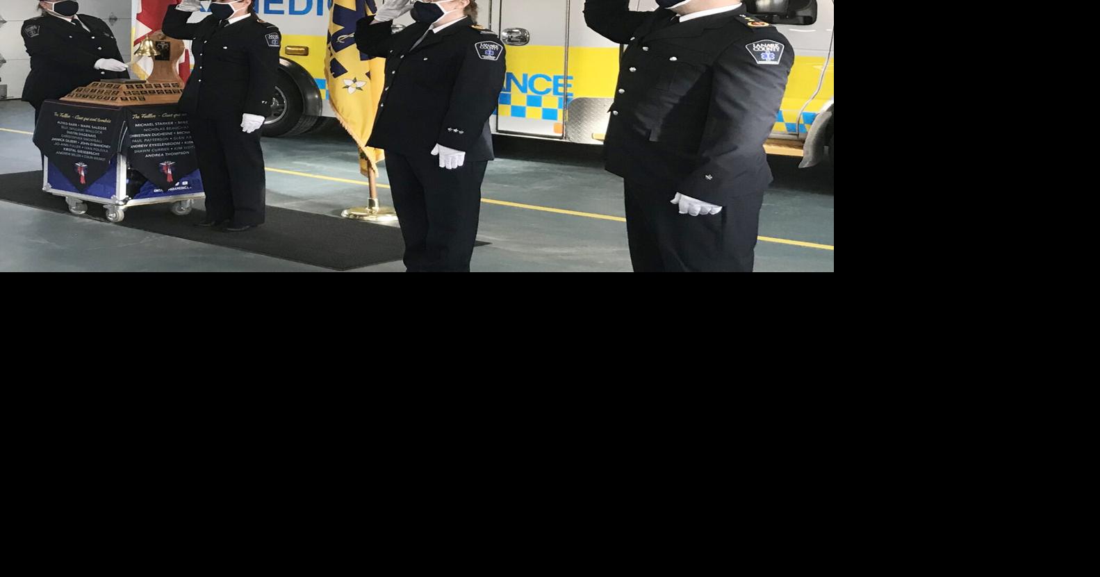 Paramedic Memorial Bell makes stop in Montague to ‘remember the fallen’