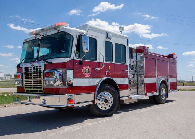 Smiths Falls Fire Department attending structure fire on Merrick Street