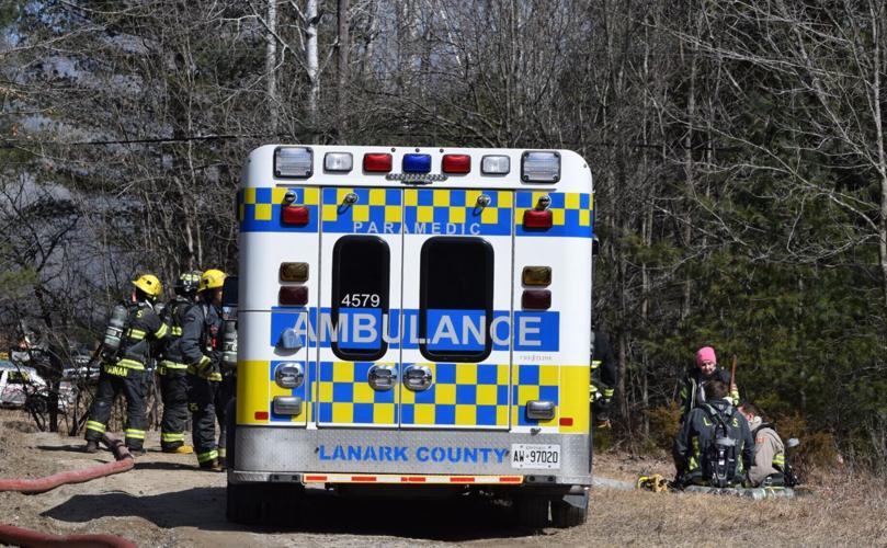 Dog killed in Lanark house fire, two people displaced