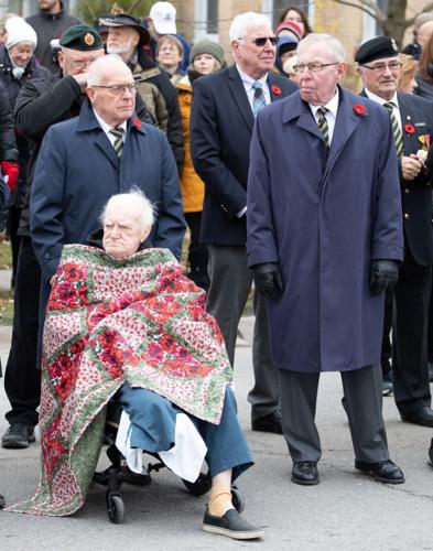 The community gathered in Perth Remembrance Day service