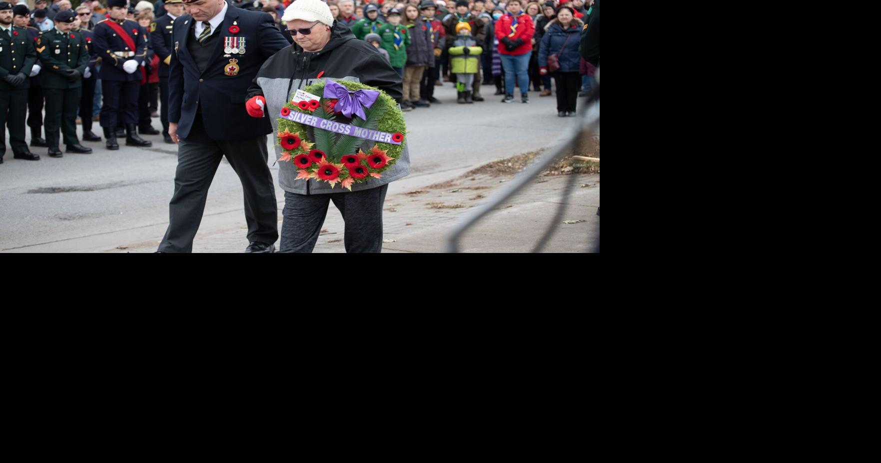 The community gathered in Perth Remembrance Day service