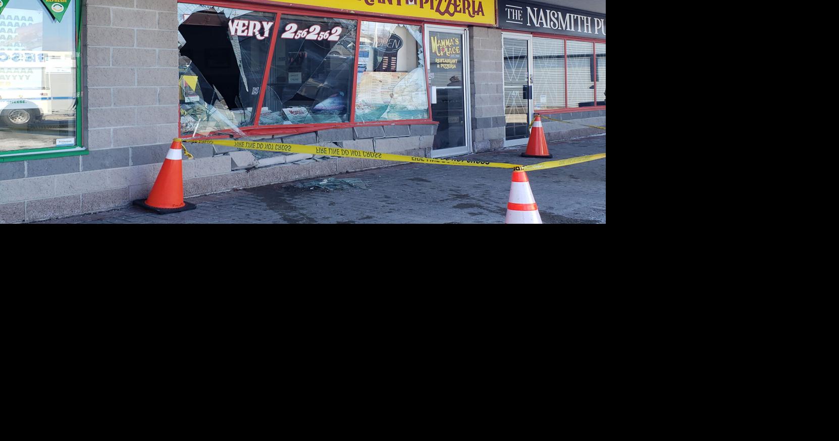 Vehicle crashes into Almonte pizzeria