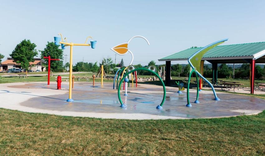 Beat the heat, cool down at area splash pads