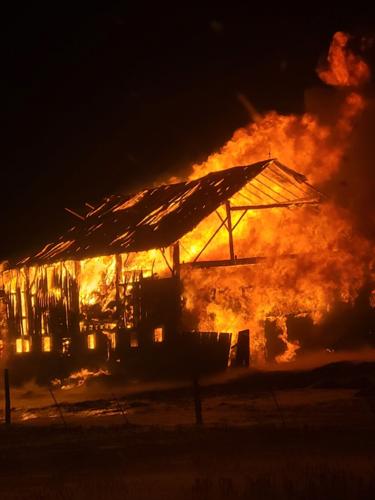 Farmer laments losses after barn fire on Walter Bradley Rd.
