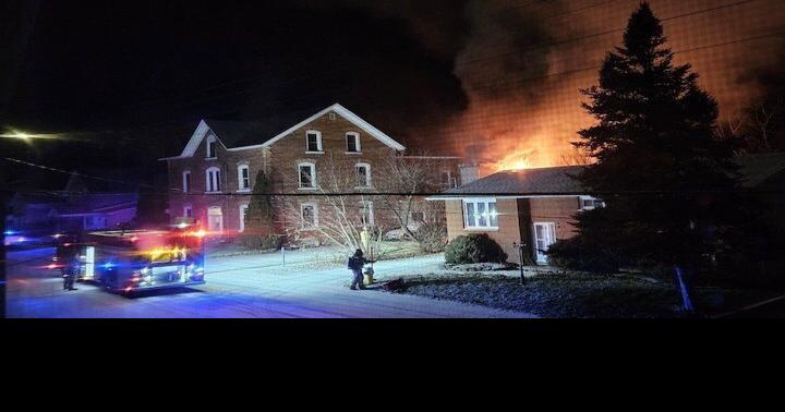 Charlotte Street structure fire in Carleton Place Dec. 3
