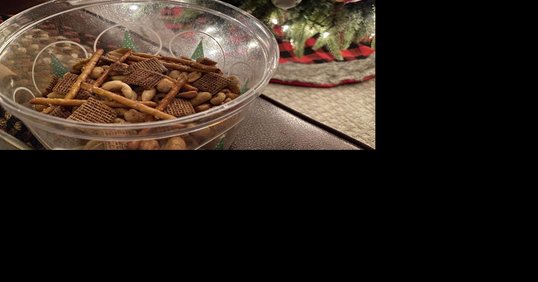 Up your holiday snack game with this classic bits and bites mix