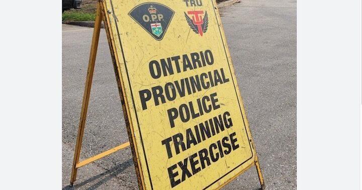 Large OPP presence in Carleton Place for training exercise