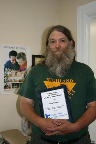 Gary Glover honoured for Lanark County Dads Program