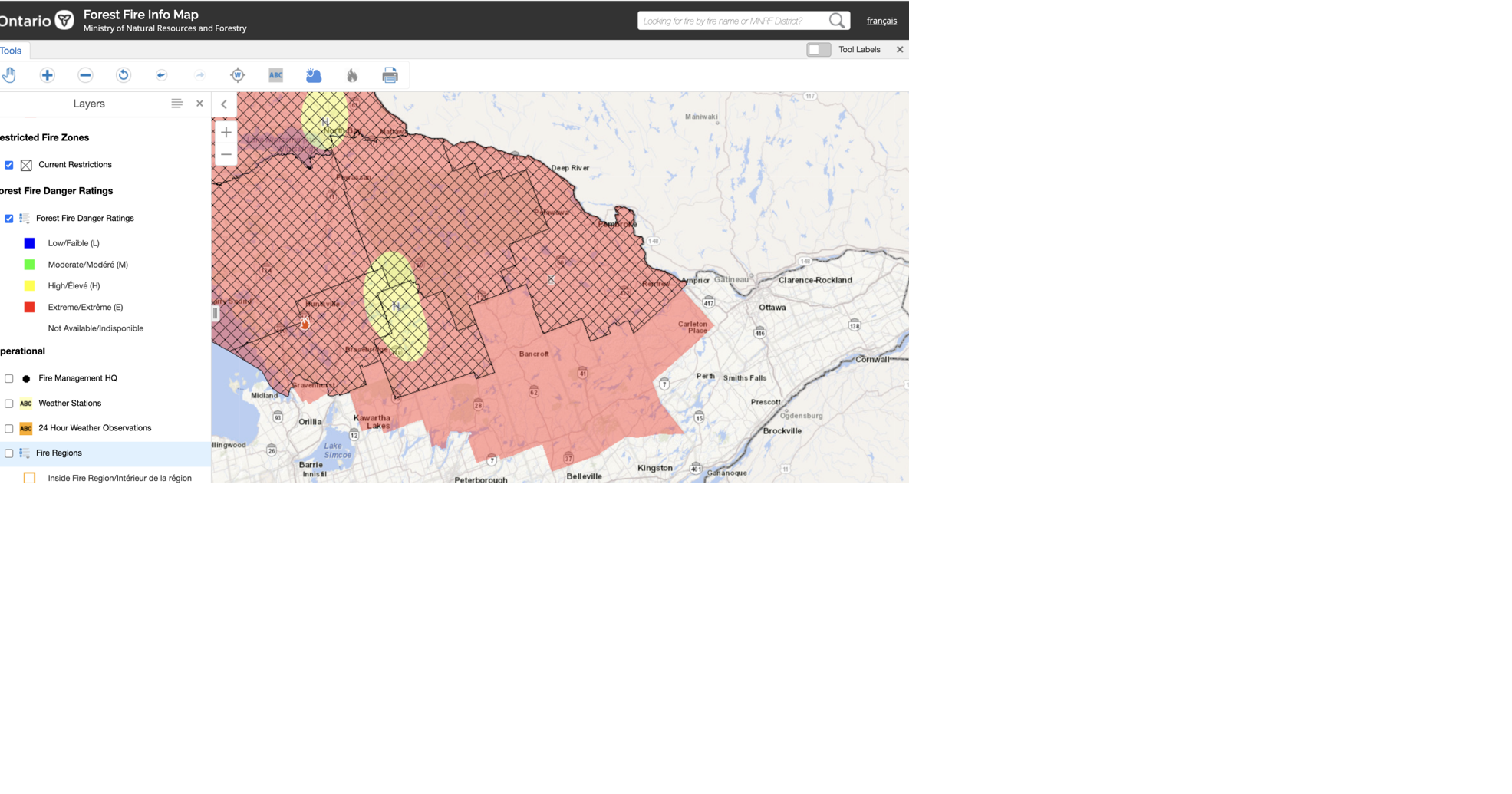 ‘Extreme’: Fire ban in effect across Renfrew County