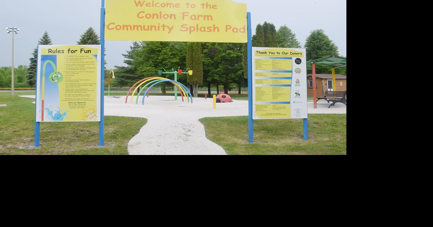 Conlon Farm splash pad in Perth opens Friday, but not nearby playground