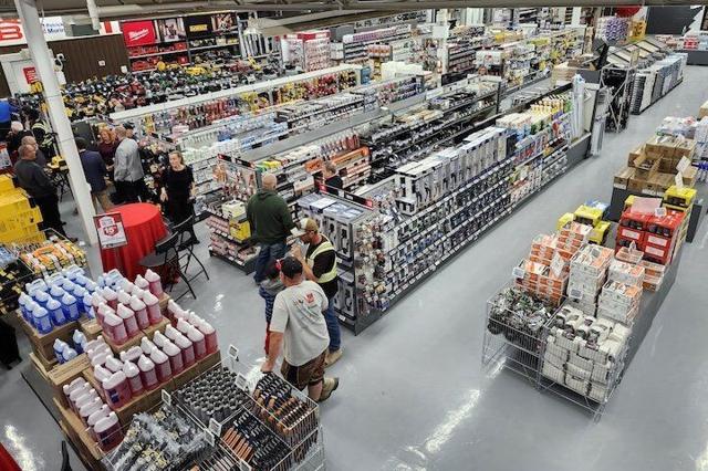 Patrick Morin banner flying at Bytown Lumber Carleton Place