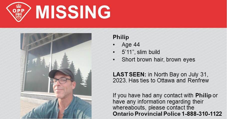 OPP seek help locating missing person with ties to Renfrew, Ottawa