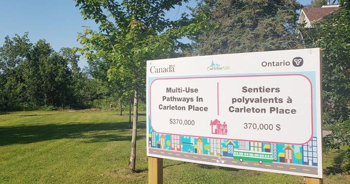 What’s Going on Here? Pathway under construction in Carleton Place