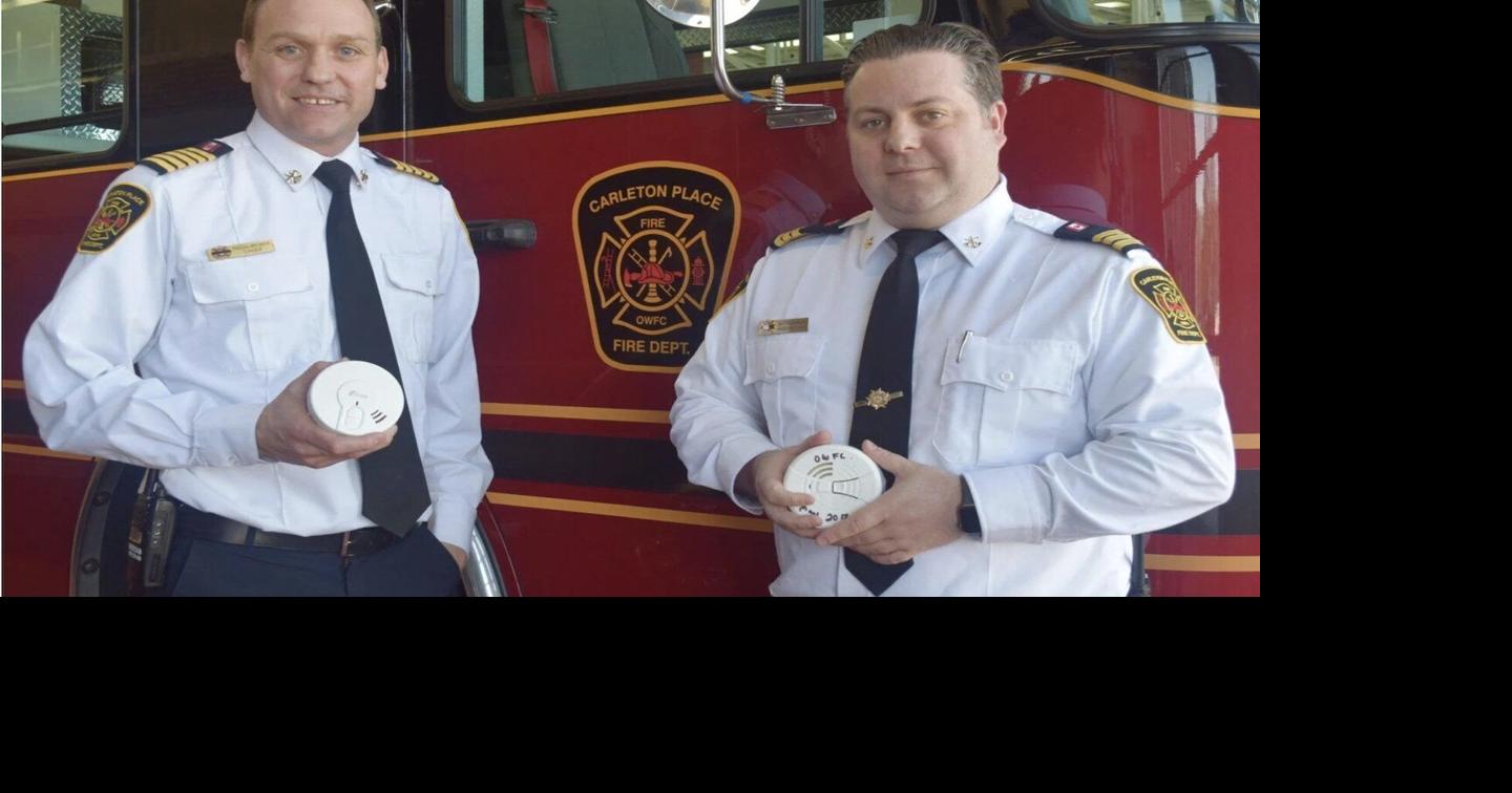 Test Your Smoke Alarm Day event at Carleton Place fire hall