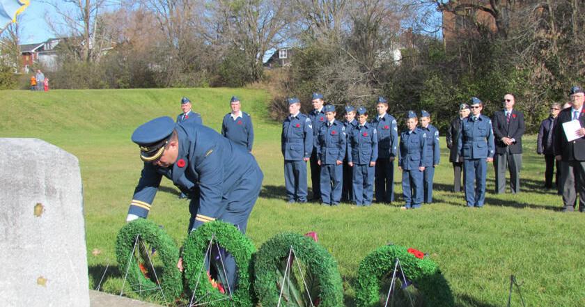 Tributes paid at RCAF Memorial Park