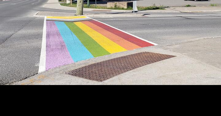 Permanent Pride crosswalk installed in Carleton Place