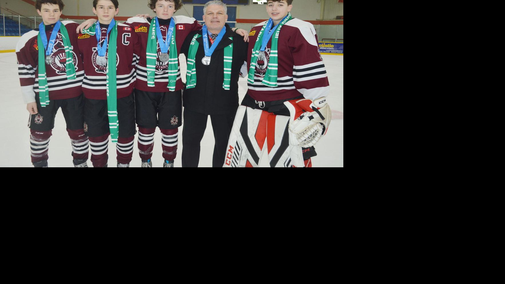 ‘Couldn’t be more proud’: Ottawa Valley Titans strike silver in OWG hockey