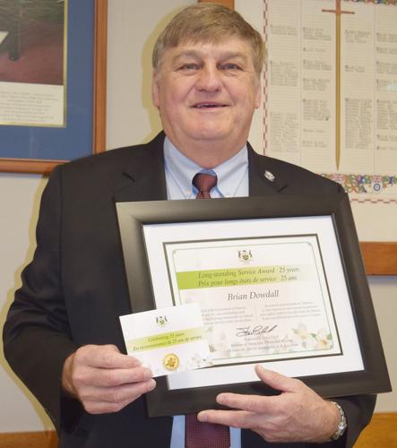 Beckwith’s Brian Dowdall recognized for longtime political service