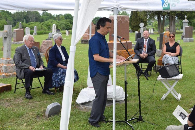 Almonte hero finally recognized with cemetery marker