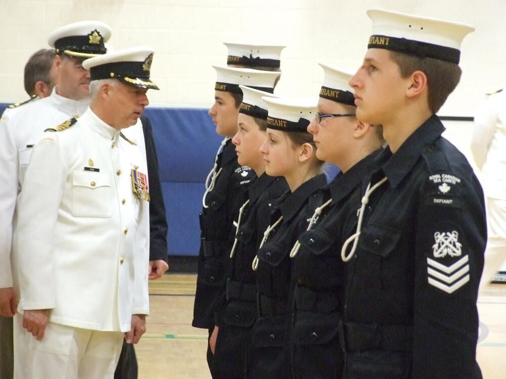 Royal Canadian Sea Cadet Corps host annual review