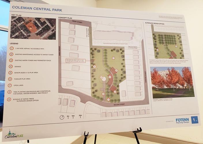 Public gets peek at concept plans for 2 Carleton Place parks