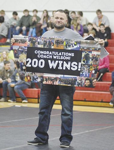 Russ Wilson recognized for reaching 200 career wins as W-P wrestling ...