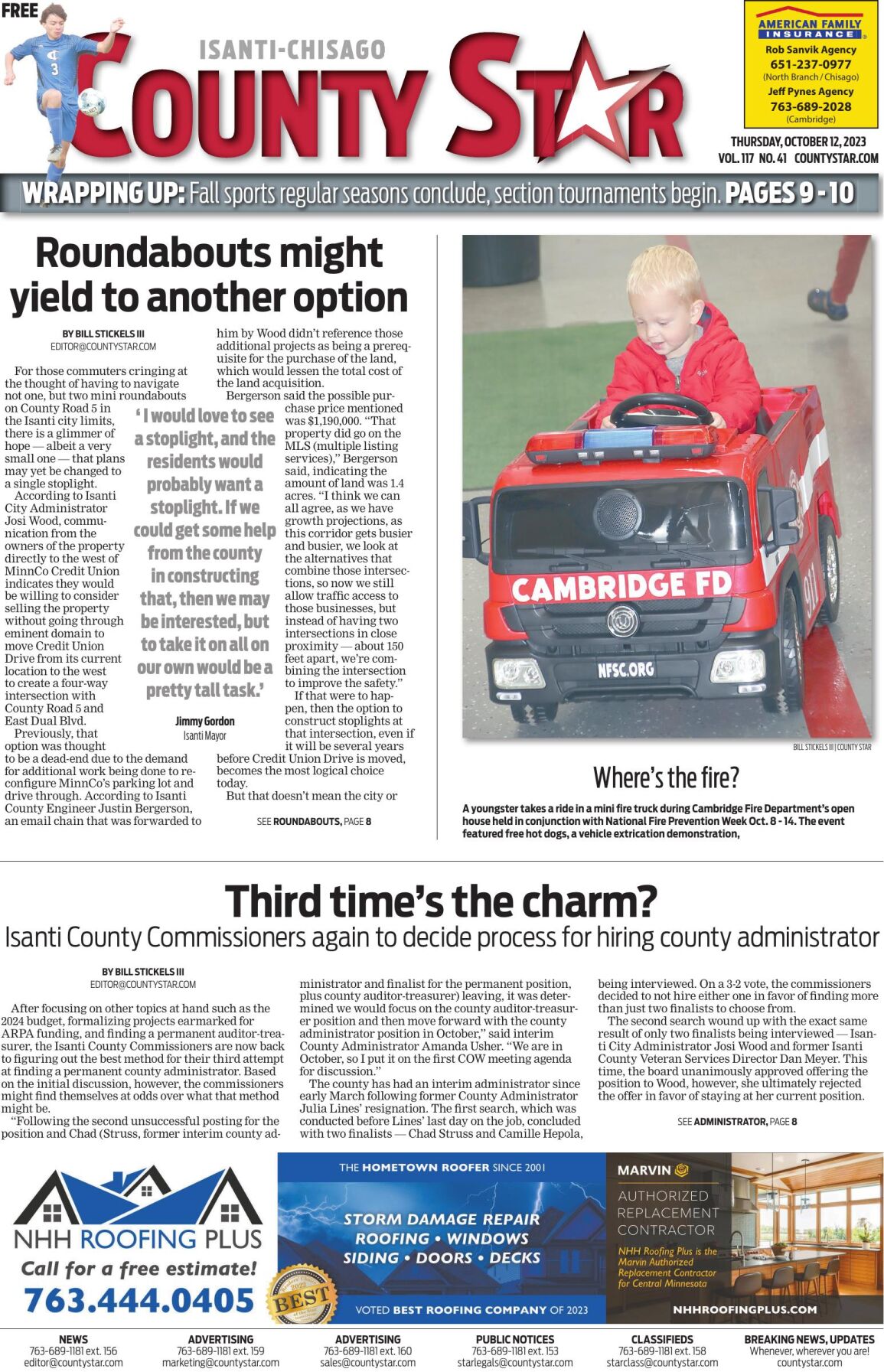 Isanti-Chisago County Star October 12, 2023 e-edition | E-Edition ...