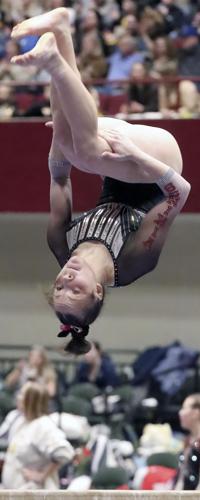 Esget edges out crowded field, wins state all-around title | Local ...