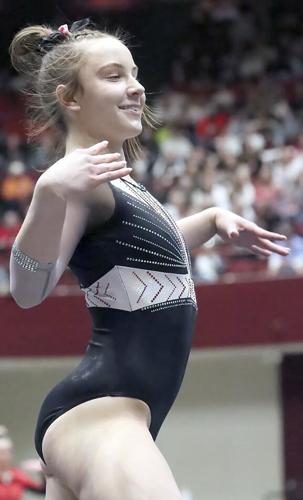 Esget edges out crowded field, wins state all-around title | Local ...