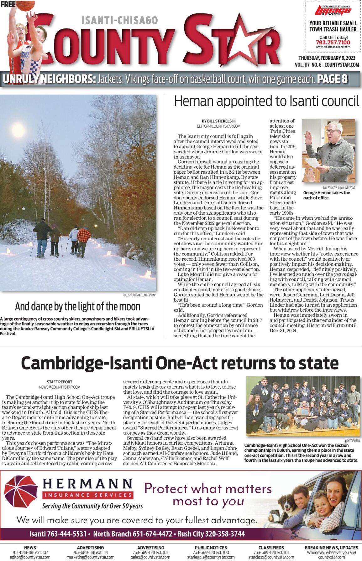 Isanti-Chisago County Star February 9, 2023 e-edition | E-Edition ...