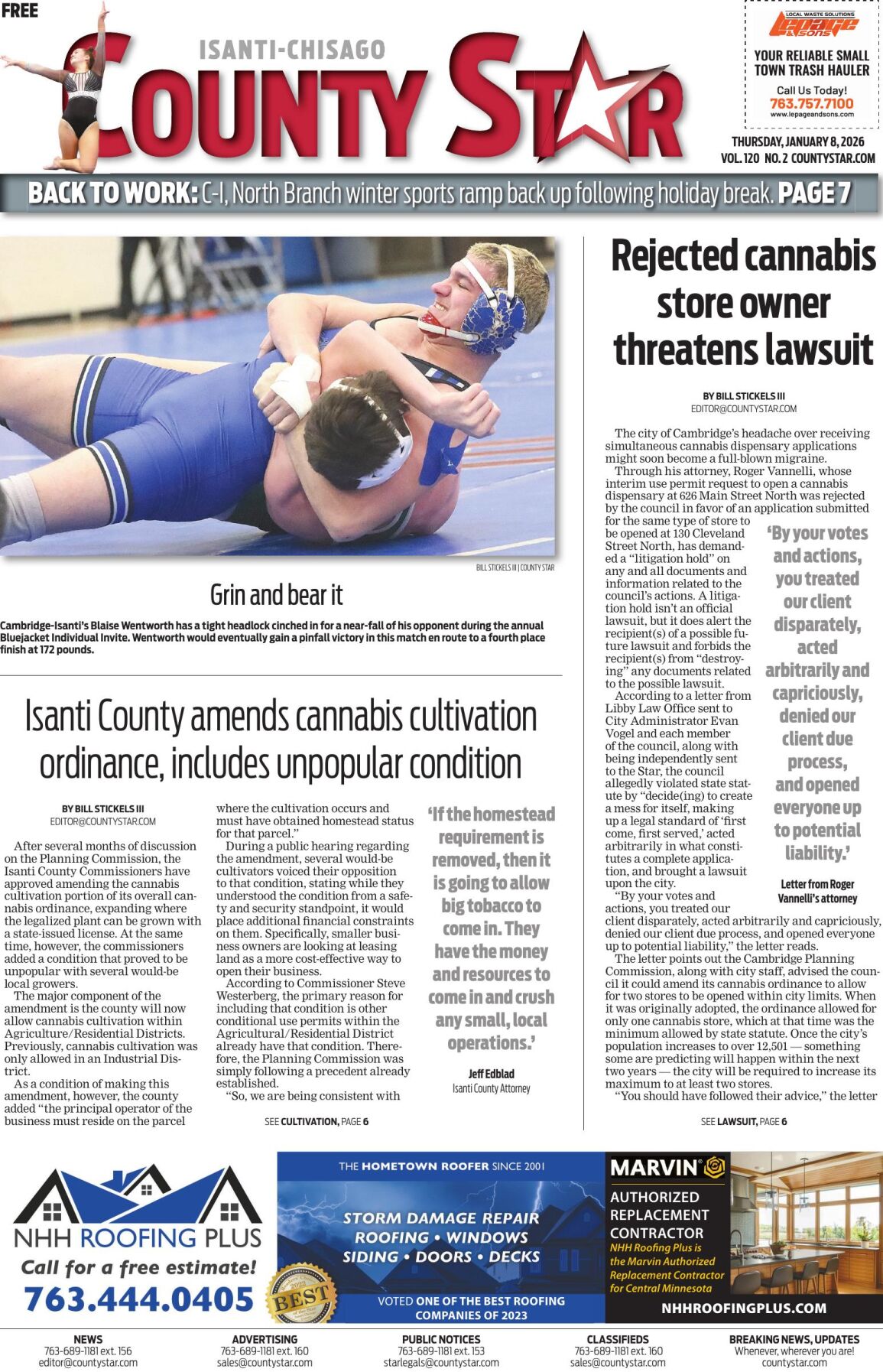 Isanti-Chisago County Star January 8, 2026 e-edition | E-Edition ...