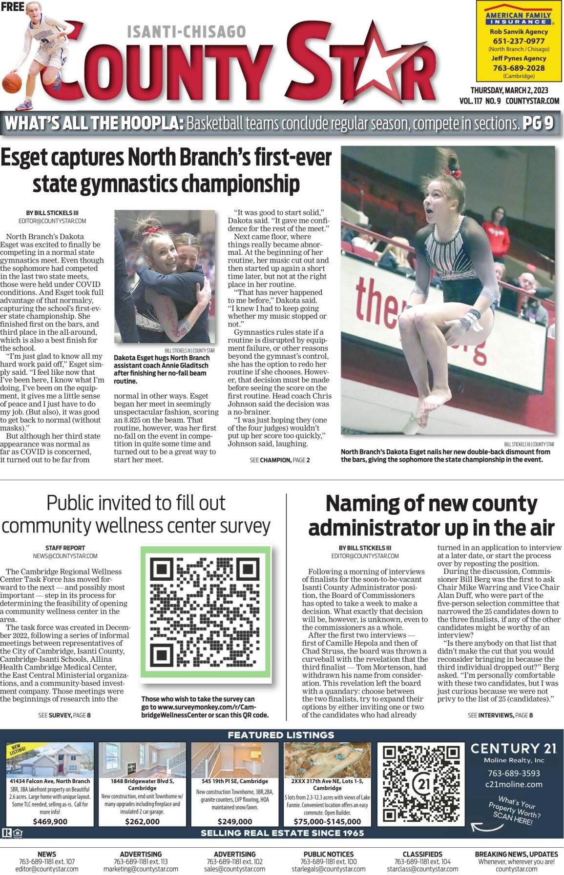 Isanti-Chisago County Star March 2, 2023 e-edition | E-Edition | isanti ...