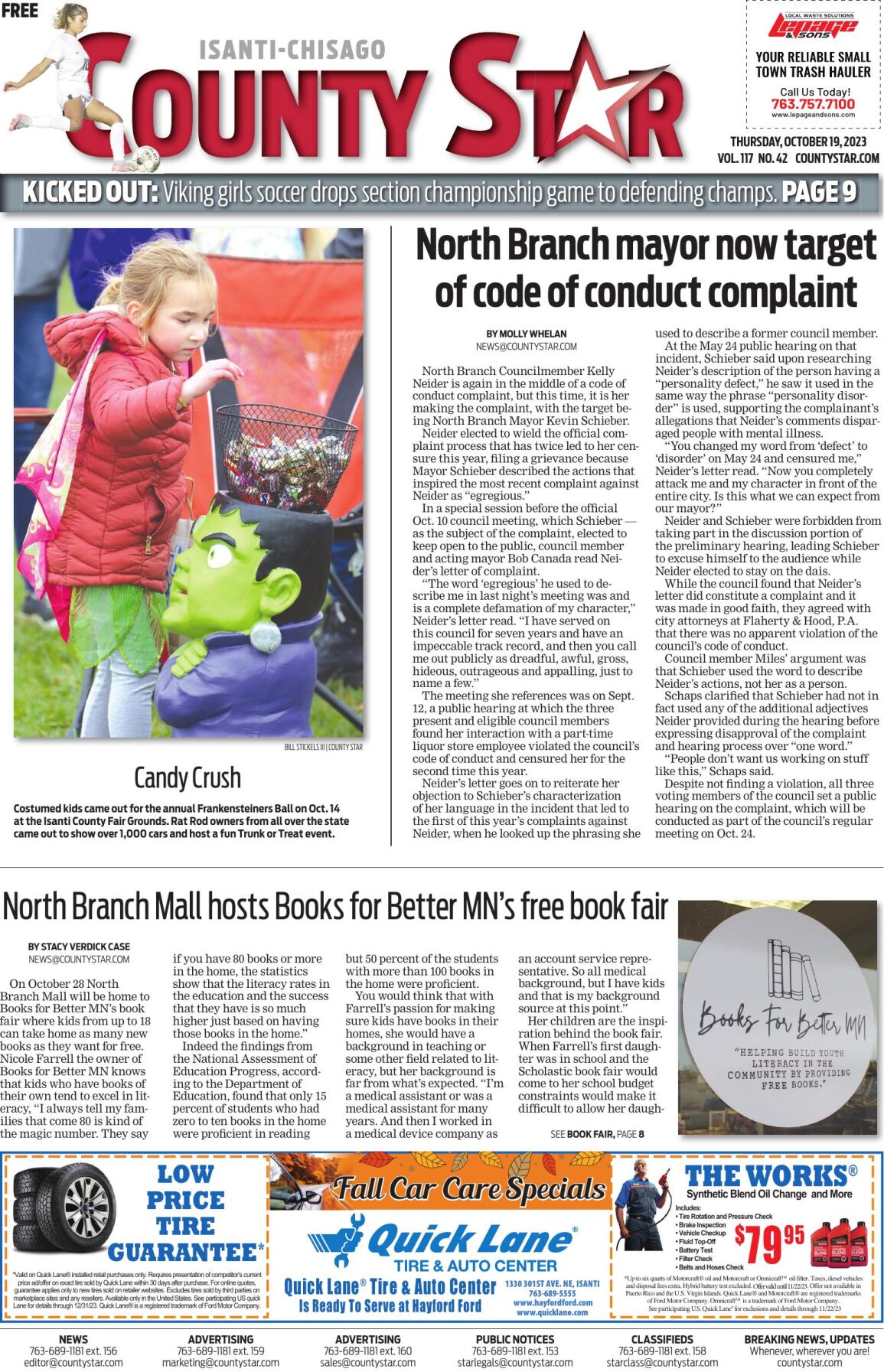 Isanti-Chisago County Star October 19, 2023 e-edition | E-Edition ...