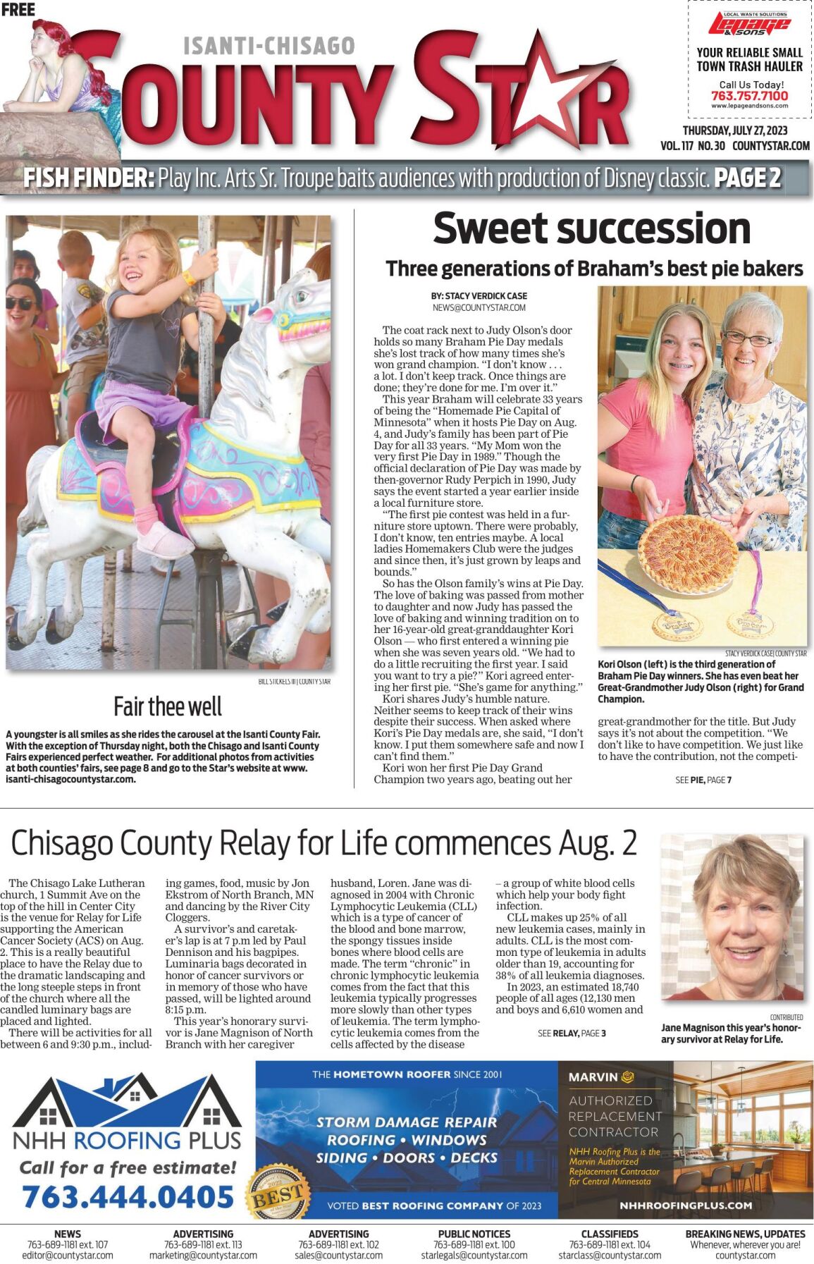 Isanti-Chisago County Star July 27, 2023 e-edition | E-Edition | isanti ...
