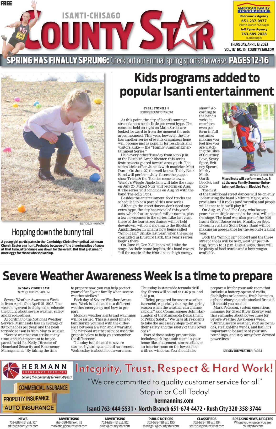 Isanti-Chisago County Star April 13, 2023 e-edition | E-Edition ...