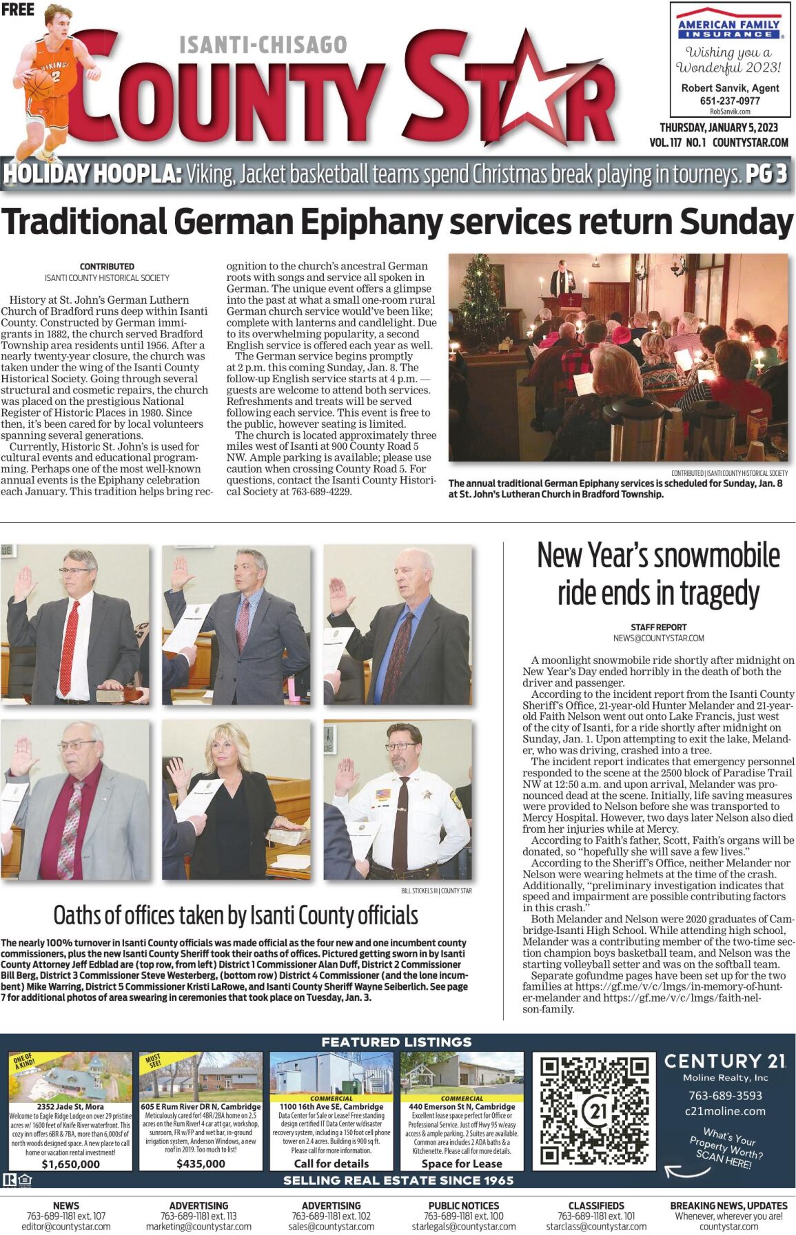 Isanti-Chisago County Star January 5, 2023 e-edition | E-Edition ...