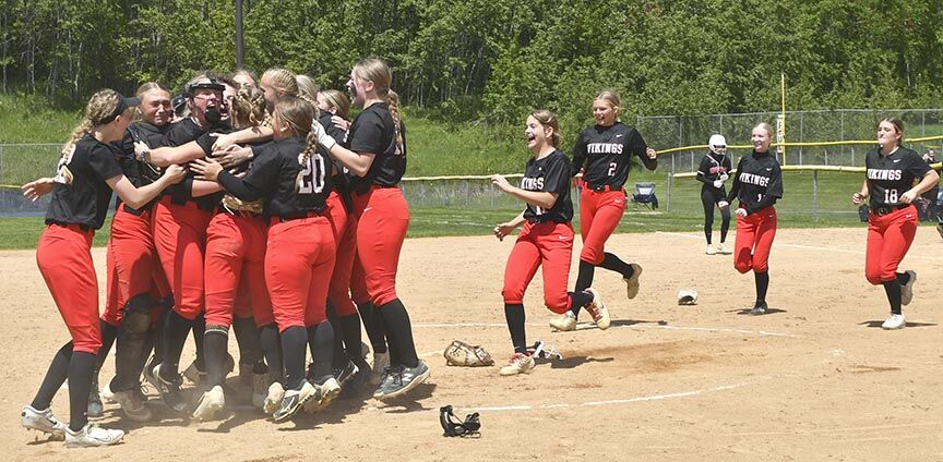 Viking softball makes unexpected run through sections, advances to ...