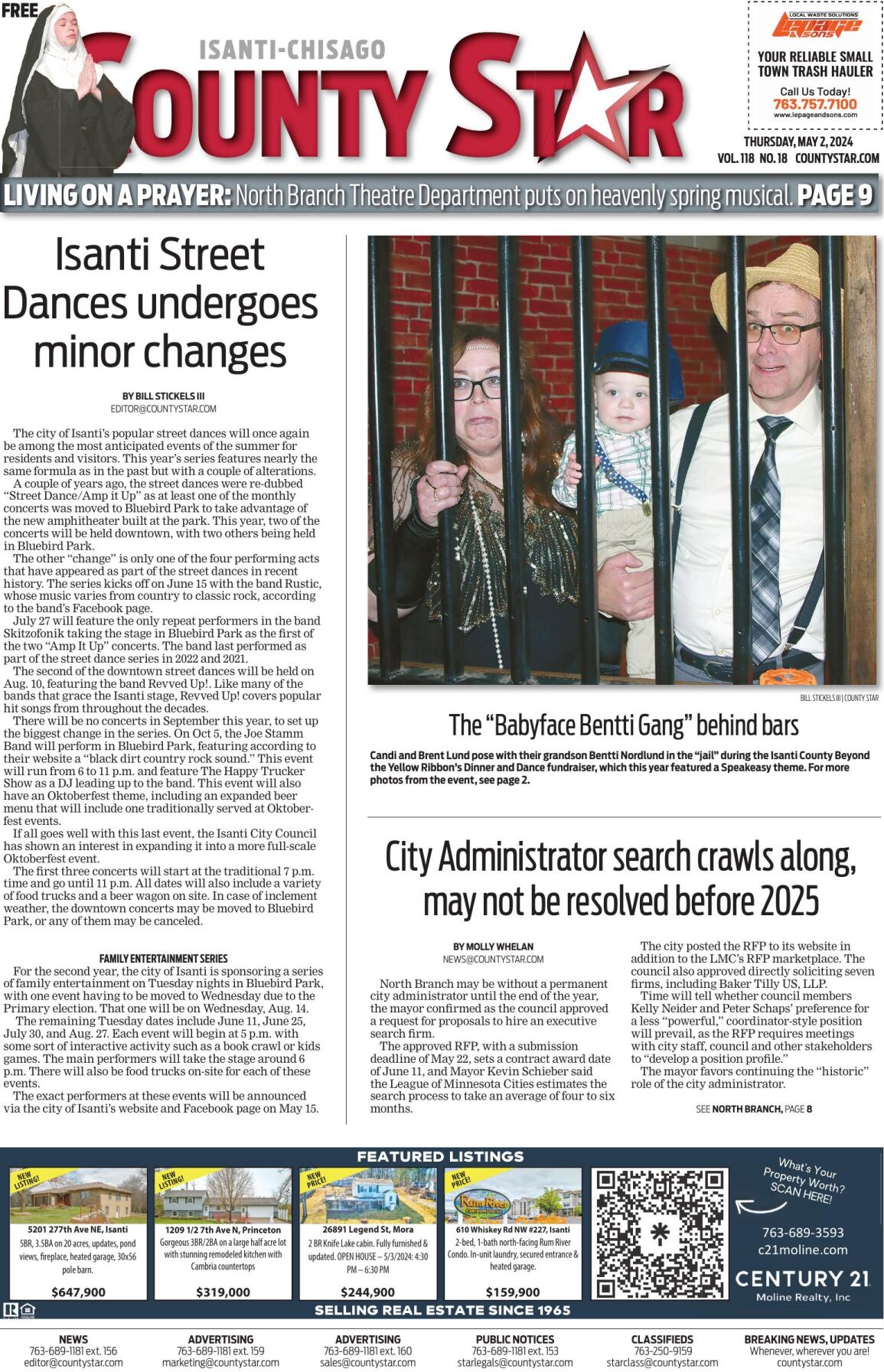 Isanti-Chisago County Star May 2, 2024 e-edition | E-Edition | isanti ...