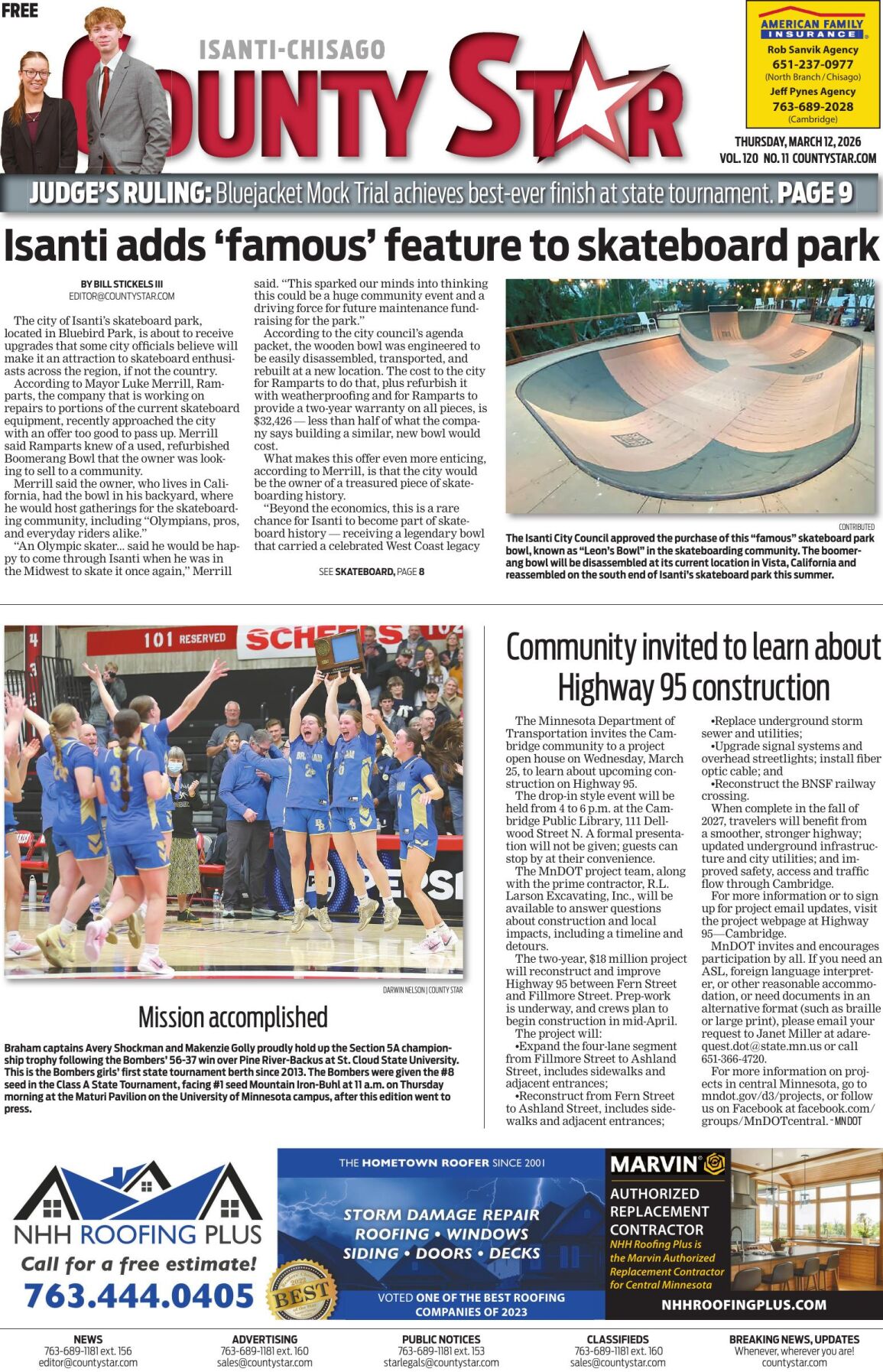 Isanti-Chisago County Star March 12, 2026 e-edition | E-Edition ...