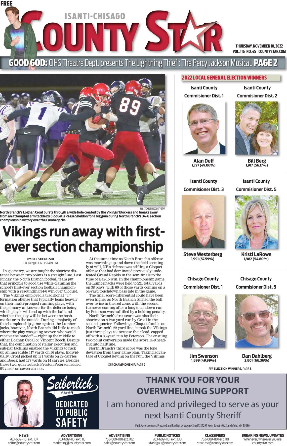 Isanti-Chisago County Star November 10, 2022 e-edition | E-Edition ...