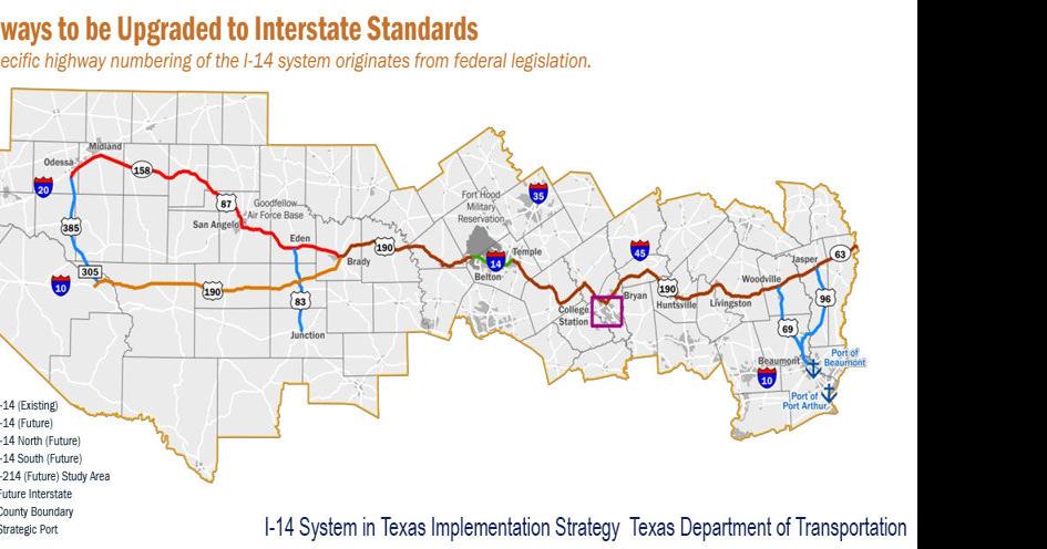 TxDOT begins the I14 Central Texas Corridor study | News | itemonline.com