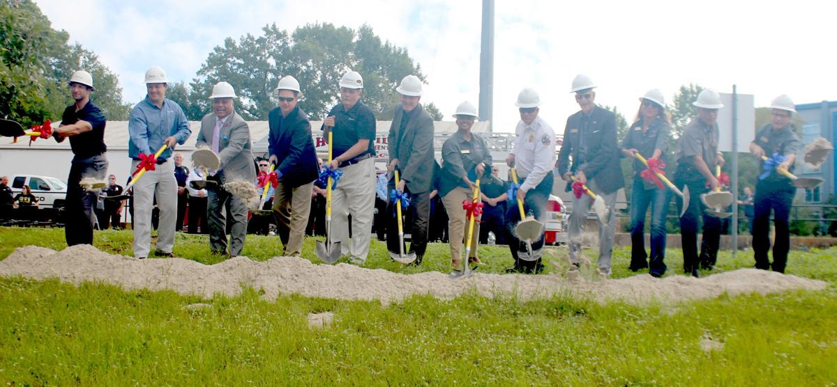 City Officials Hold Groundbreaking Ceremonies For New Police Fire